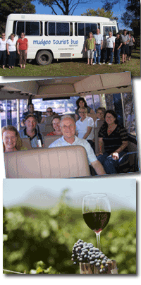 Mudgee Tourist Bus - Australia Wine ToursAustralia Wine Tours